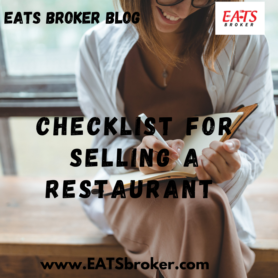 Checklist for Selling a Restaurant - EATS Broker